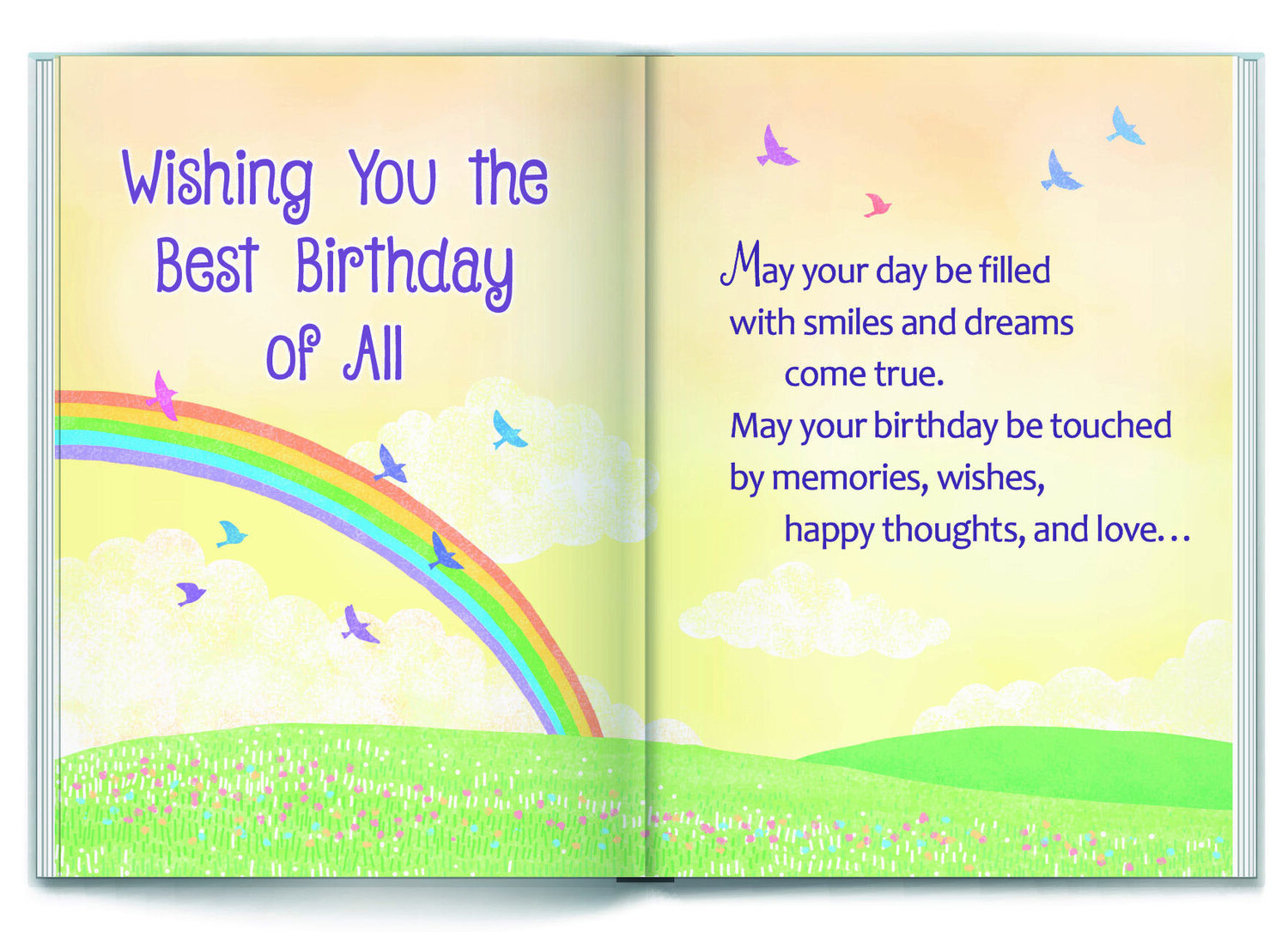 “Happy Birthday Wishes …Just for You” Little Keepsake Book – Kards Plus