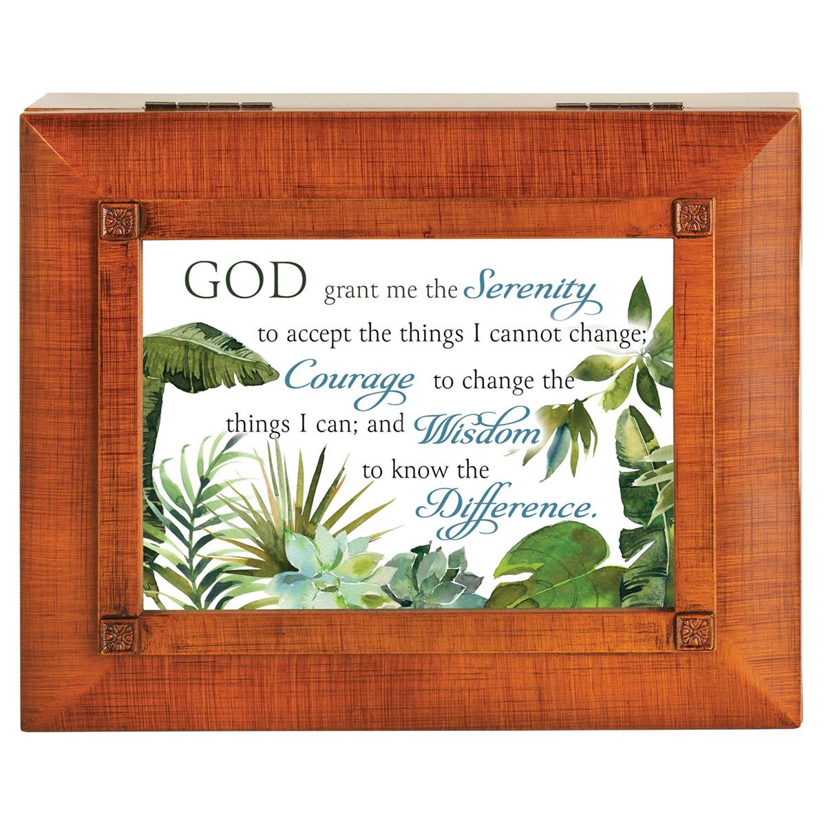 Serenity Prayer Wood-Look Jewelry Box – Kards Plus